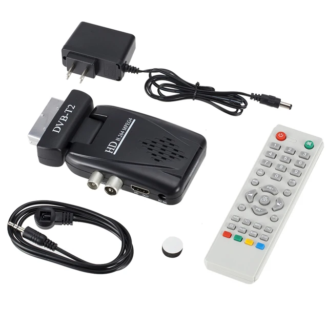 New Digital Scart Tv Box Tuner Dvb-t Mini Freeview Receiver - Buy Mini ...
