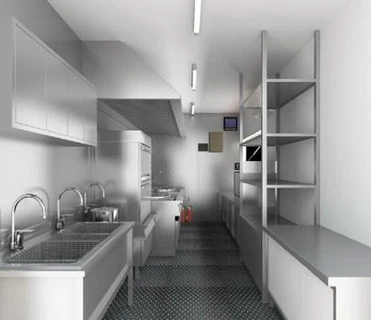 Mobile Customized 20ft Commercial Kitchen Storage Container
