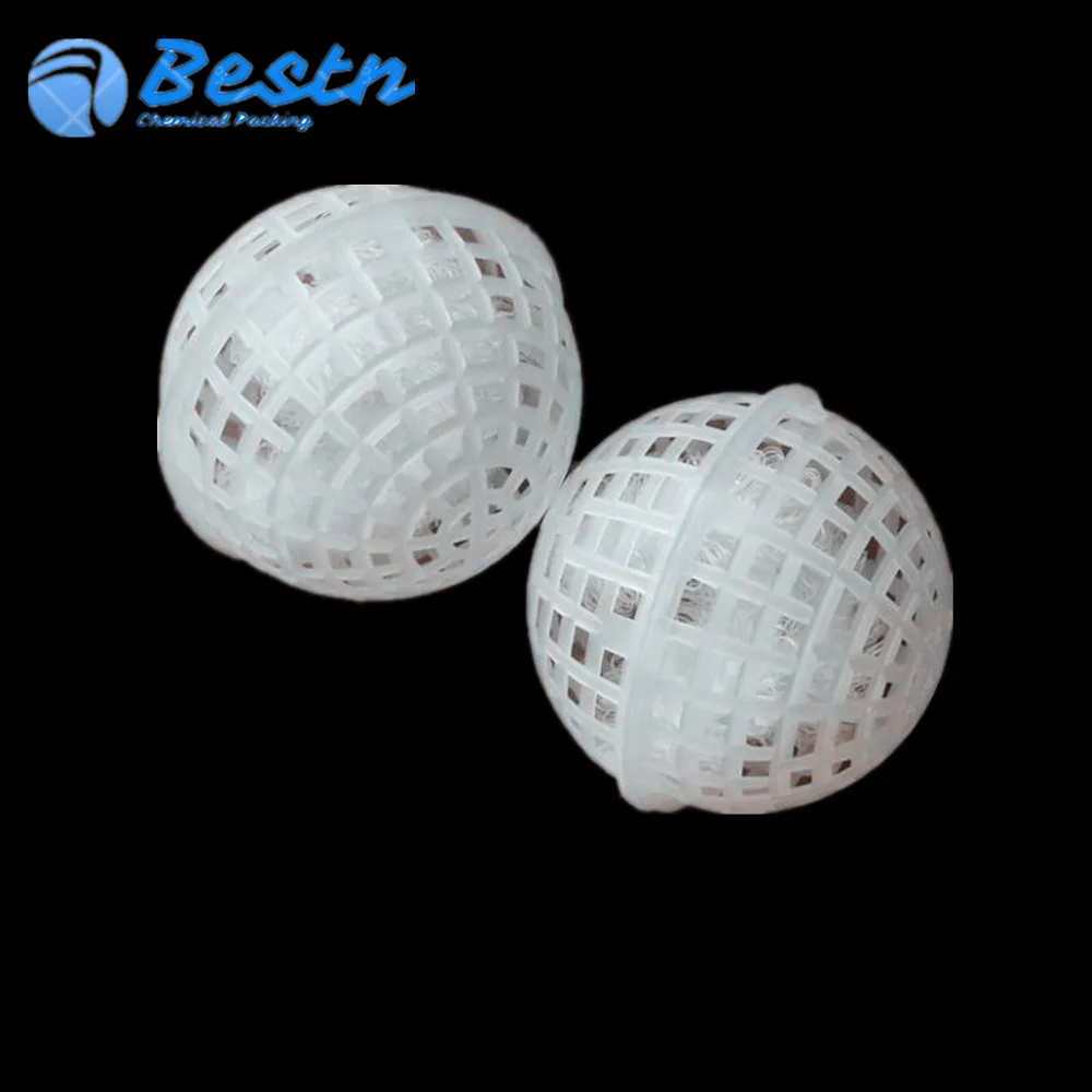 Pp Suspend Ball Cage Ball Plastic Bio Floating Ball For Water Treatment ...