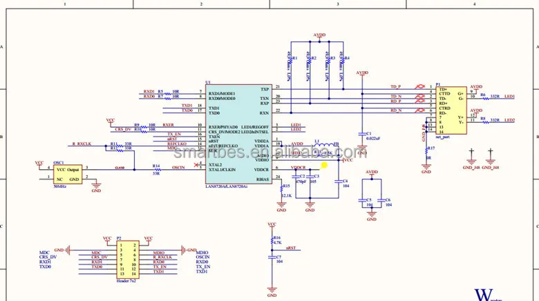 Smart Electronics Hot Sale Development Board Lan8720 Eth Board Network ...