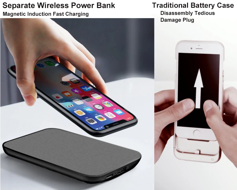 2019 Qi 2 In 1 Mini Power Banks Wireless Fast Charge 3000mah Portable ...