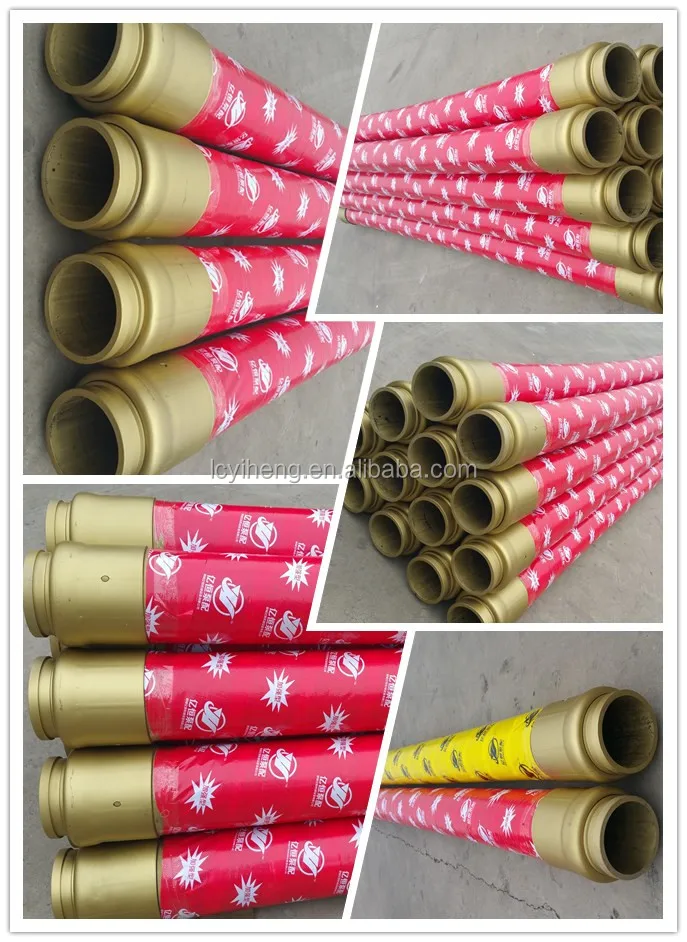 Sk125 5.5 Inch 4meter Flexible Concrete Rubber Pipe For Cfa Piling Rigs ...