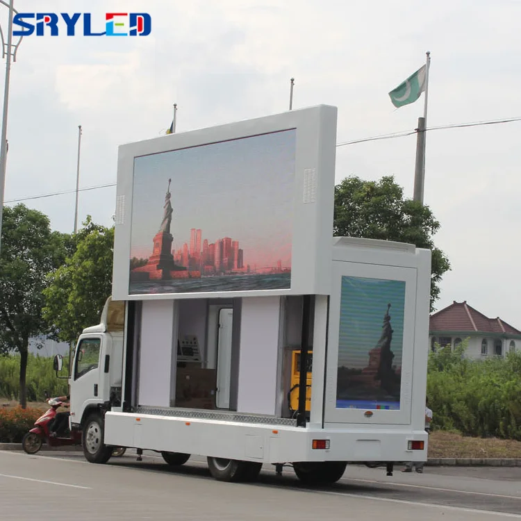 Mobile LED Van Street Digital Billboards - Waterproof & Bright