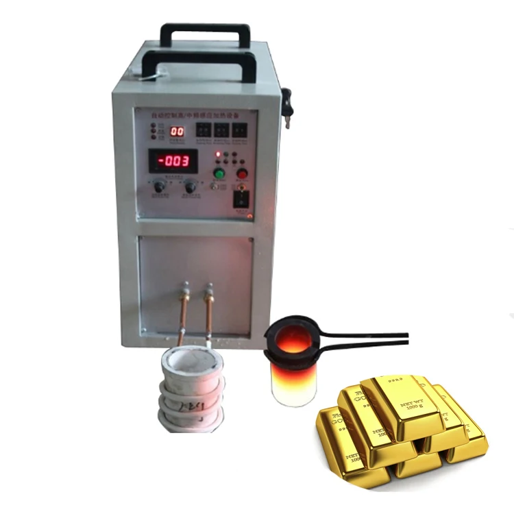 Energy Saving Silver Tin Copper Induction Furnace Machine 1-8kg Gold ...