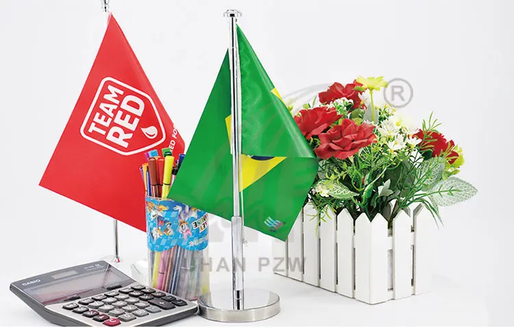 Custom Mini Desktop Flag Banner,Standal Flags,Table Flag Stand - Buy ...