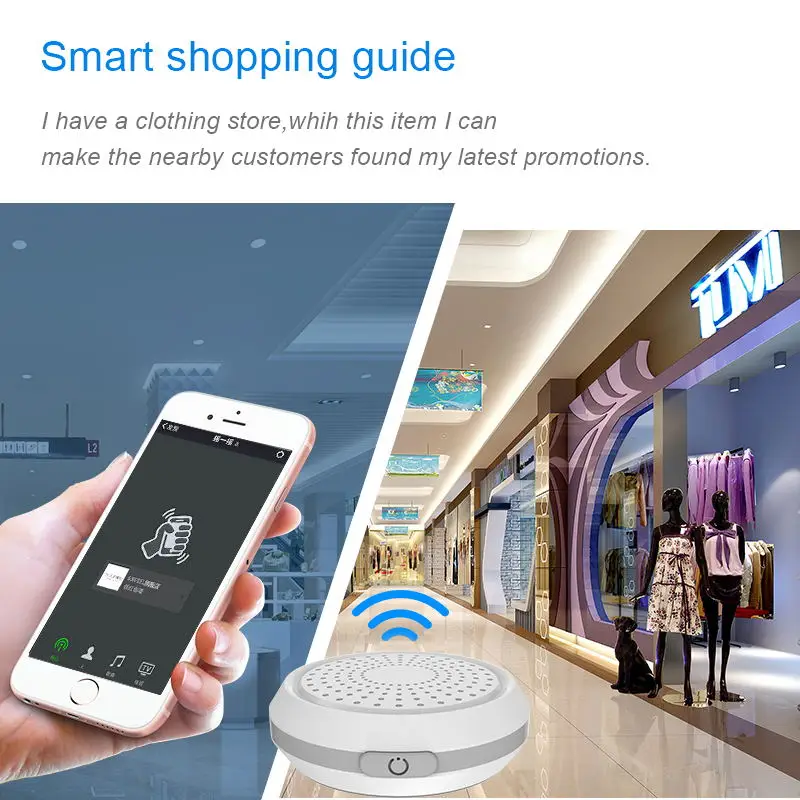 MOKO Bluetooth Beacon - 100m Long Range Eddystone Ibeacon