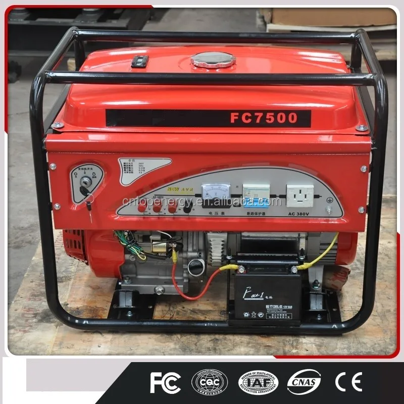 Fujian Factory 5kva Generator Prices Pakistan Gasoline Single Cylinder ...