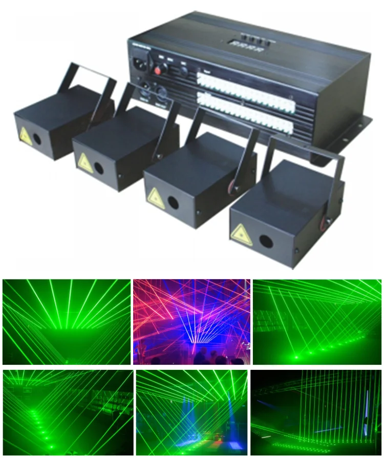 Laser Show Equipment Rainrops Laser Controller & Beeline Laser Light ...