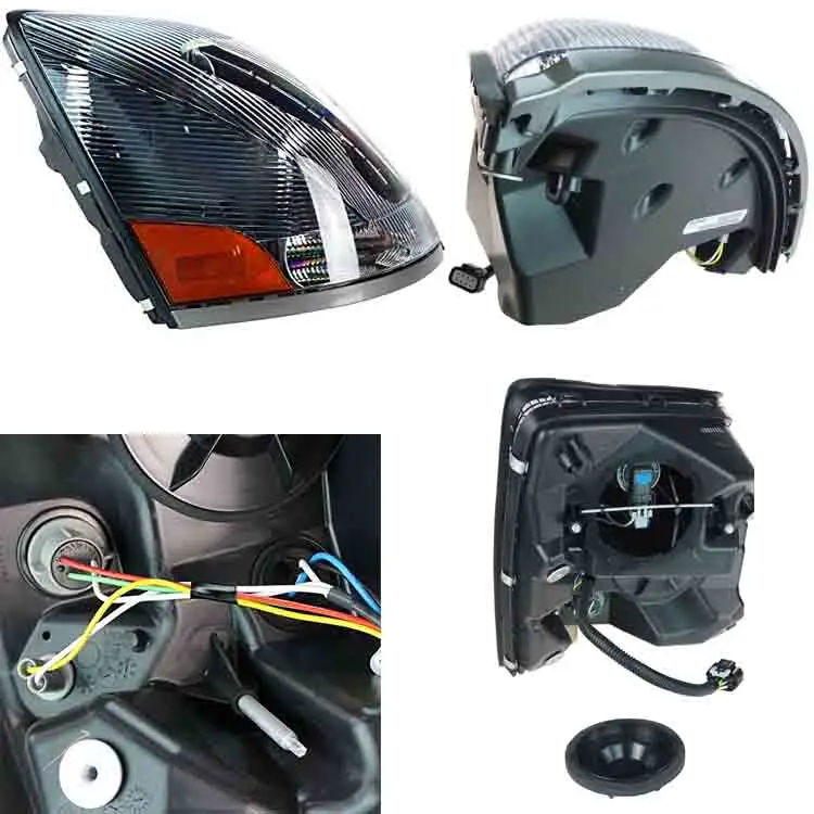 Heavy Duty Truck Head Lamp Black Used For Volvo Vn Vnl 20835985 Rh ...