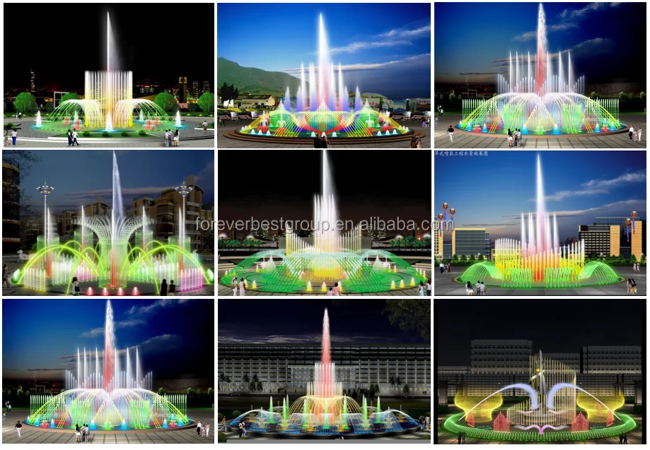 China 3D Laser Projector Water Fountain - Modern & Customizable