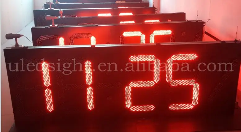 16" Led Digital Countdown Timer Led Date Temp Screen - Buy Digital ...