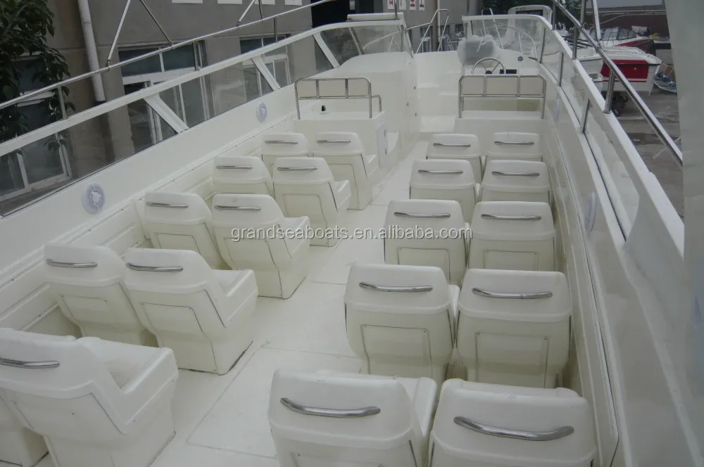 High Speed FRP Passenger Boat Without Roof - 21-30 Capacity