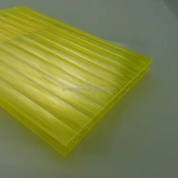 Yellow Unbreakable Polycarbonate Sheet For Roofing - Buy Polycarbonate ...