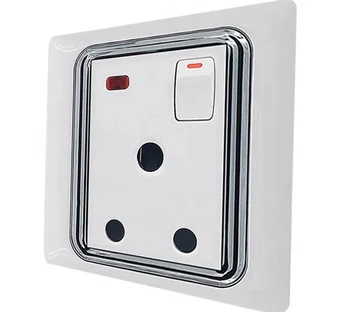 15a Wall Electrical Switch Socket,Simplex Socket Outlet - Buy Simplex ...