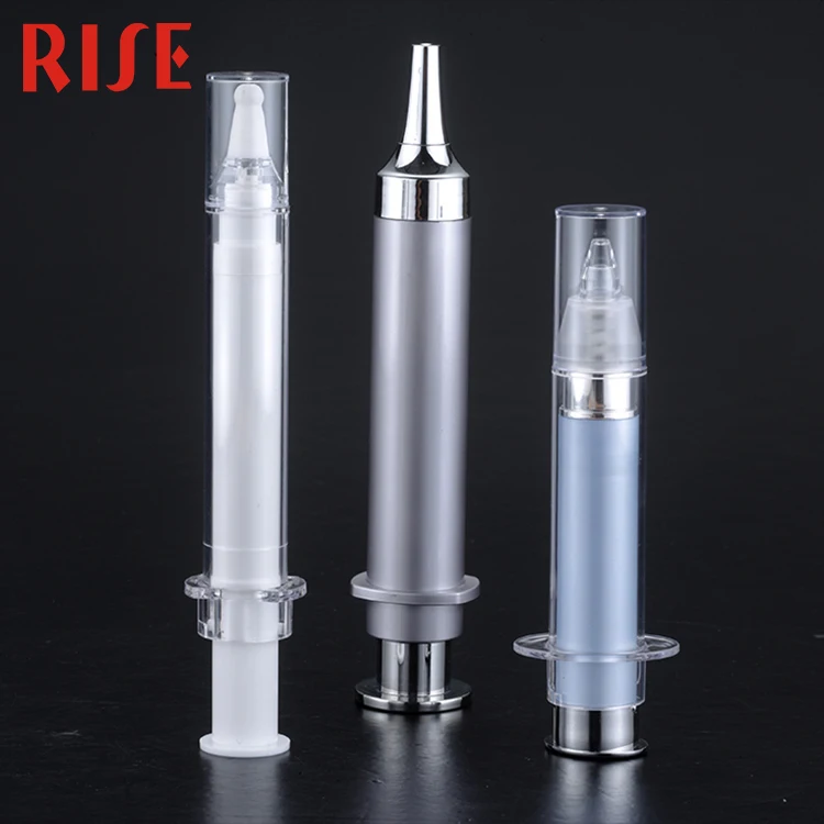Cosmetic Syringe Packaging Eye Cream Airless Bottle Syringe for Cosmetic
