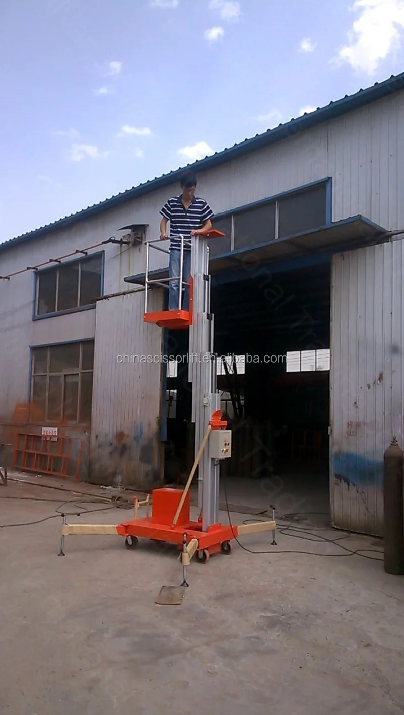 Portable Light Weight Man Lifts Single Man Lift Manual Man Lift For ...