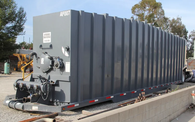Above Ground 500 Bbl. Mobile Storage Frac Tank - Luqiang