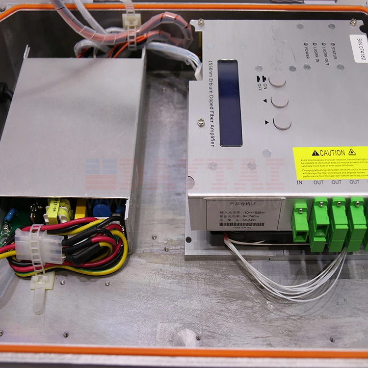 Integrated OLT with EDFA Outdoor 8 Port GPON OLT - DAYTAI