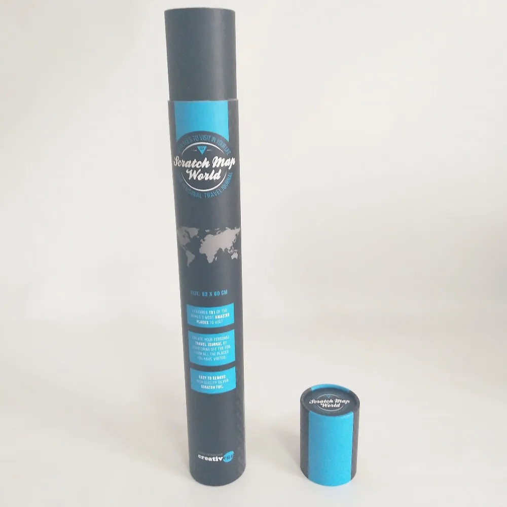 Packaging Round Paper Poster Mailing Box Paper Mailing Poster Tube ...