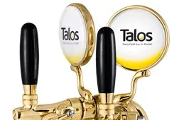 Talos Classic Tap Tower Chrome 2-way Dispensing Tower Draft Beer Tower ...