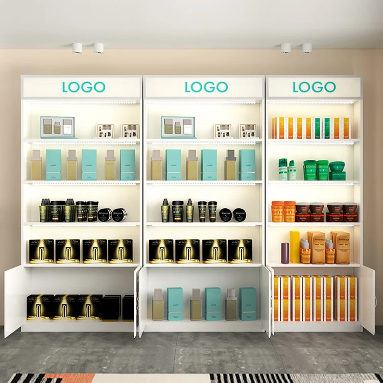 Professional Retail Skin Care Cosmetic Display Cabinet And Showcase ...