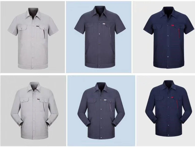 Grey Pure Cotton Working Uniforms Sl810. - Buy Engineering Work Uniform ...