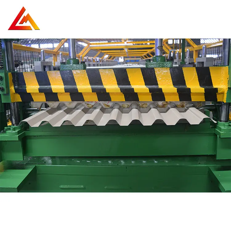 Corrugated Roof Aluminium Zinc Tile Cold Roll Forming Machine ...