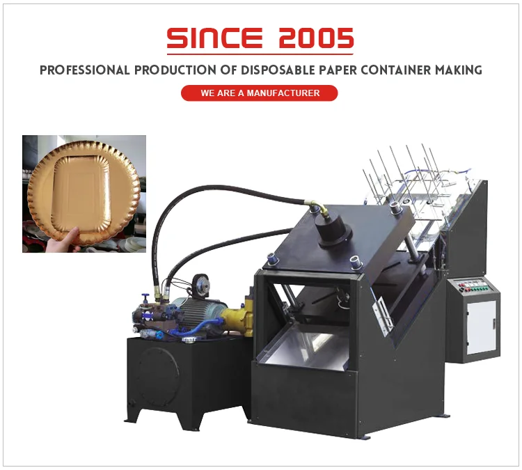 High Speed Automatic Super Size Paper Plate Dish Forming Machine - Buy ...