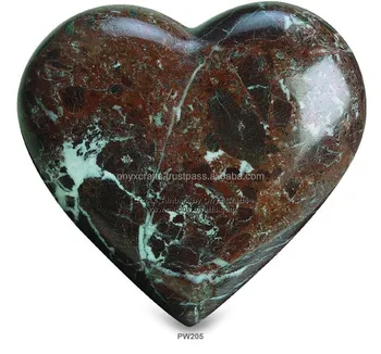 Red Zebra Marble Stone Heart - Buy Stone Carved Hearts,Polished Stone ...