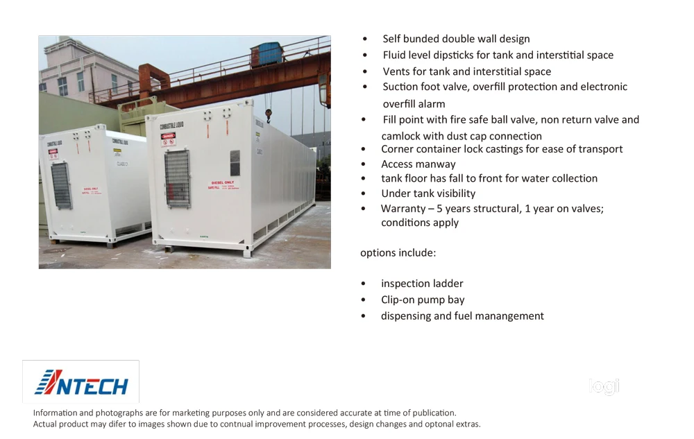 40ft Itp Series Containerised Tanks,Fuel Storage Tanks,Double Walled ...