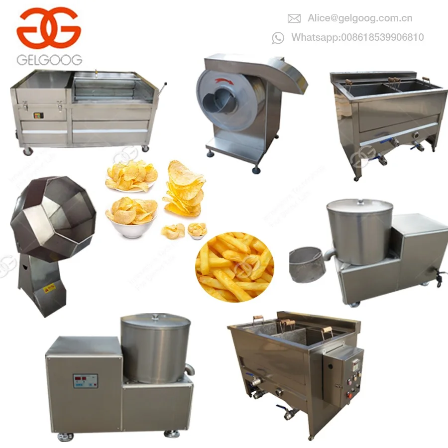 Gelgoog Small Scale Fresh Sweet Potato Chips Making Machine Automatic ...