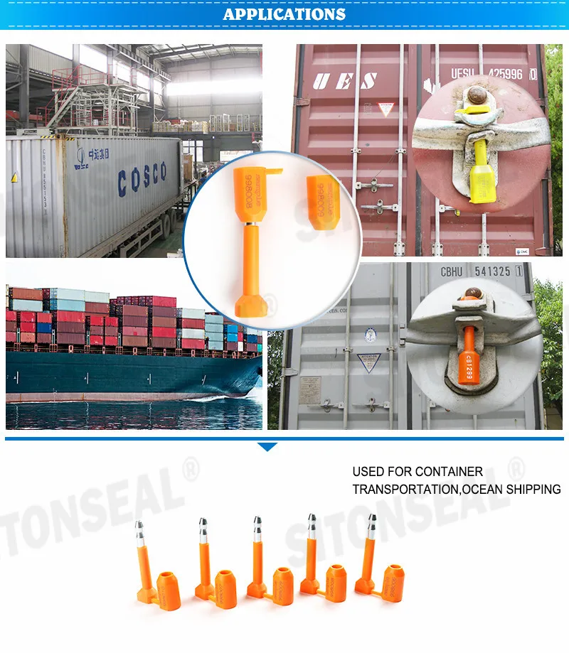 ISO/PAS17712 Bolt Security Seals for Containers - SITONSEAL