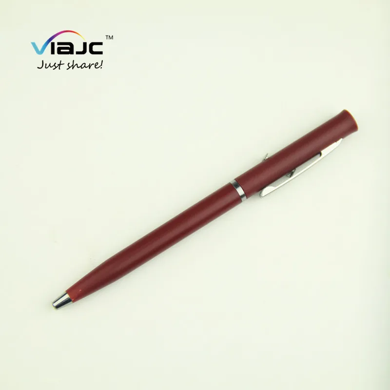 Promotional Hilton Ball Pens - Slim Plastic, Black Ink