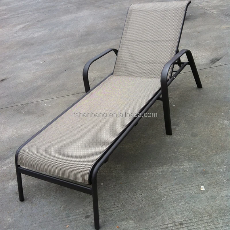 Outdoor Pool Aluminum Beach Lounge Chair Sun Lounger - Buy Aluminum ...