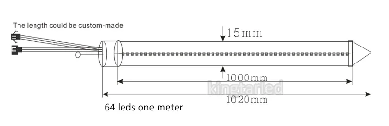 Mini 360 Degree Pixel Led Bar Meteor Shower Lights - Buy Led Meteor ...