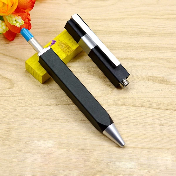 Customize Logo Metal Square Shape Ballpoint Pen