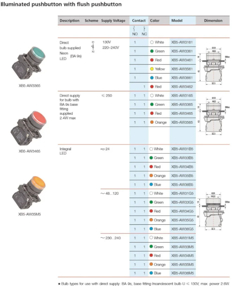 22mm Selector Switch 2 Position XB5AD21 - Reliable Control