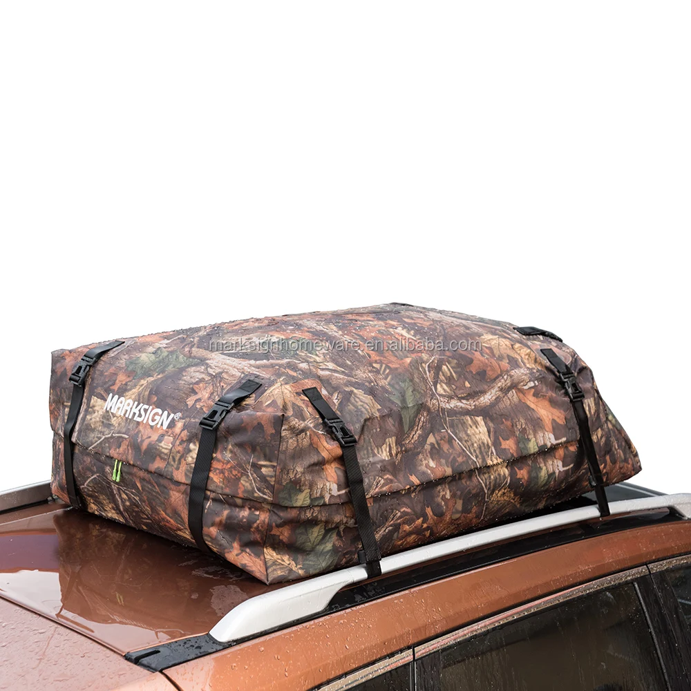 Patented Original Design-100% Waterproof Aerodynamic Car Roof Bag,13 ...