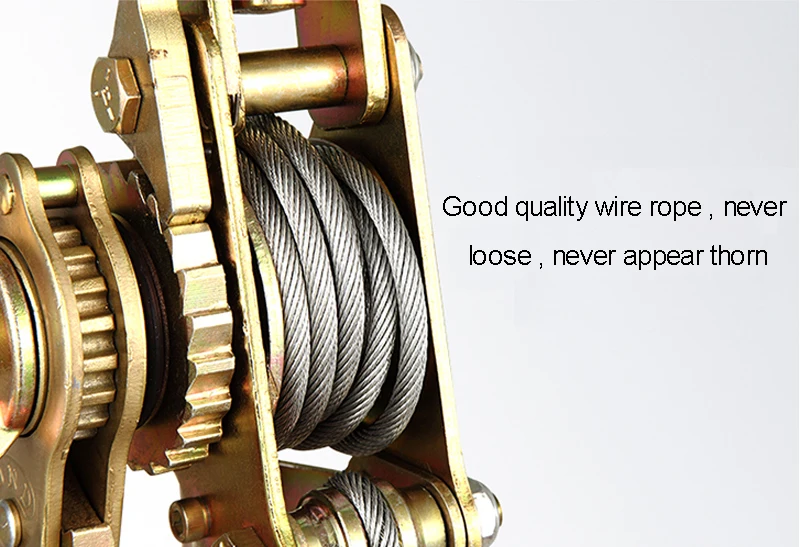 Wire Rope Tensioner Ratchet Puller for Power Transmission