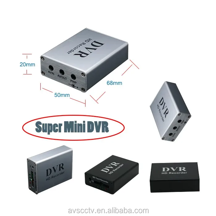 Mini Secure Digital - DVR Recorder with 1CH D1 Mobile Security