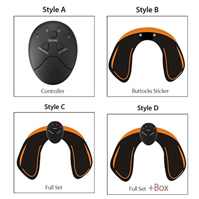 Hip Trainer Ems Battery Operated Wearable Buttock Toner Trainer ...