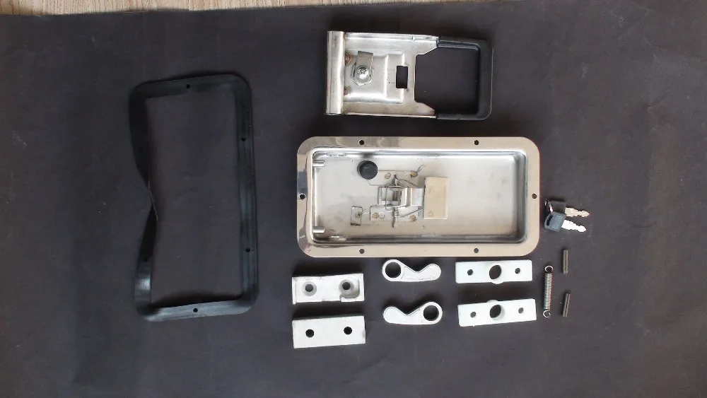 Truck Recessed Side Door Camlock Container Door Push Handle Lock 02342d ...