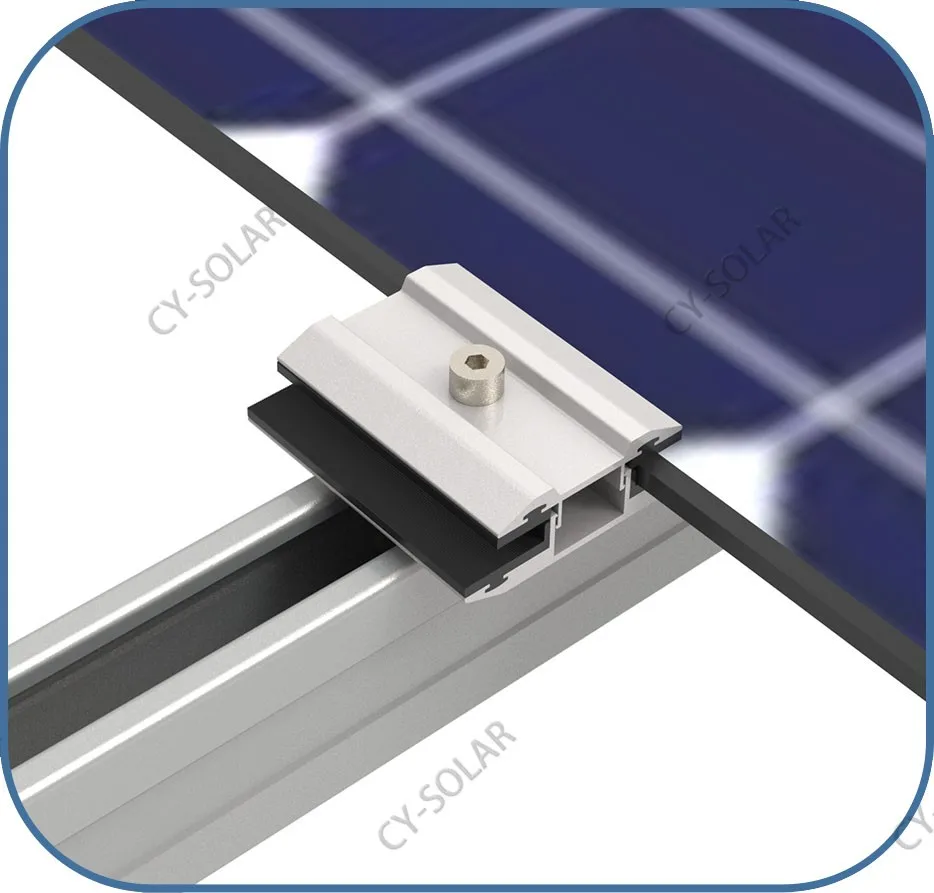 Frameless Solar Panel Clamp For Aluminum Frame For Pv Solar Module ...