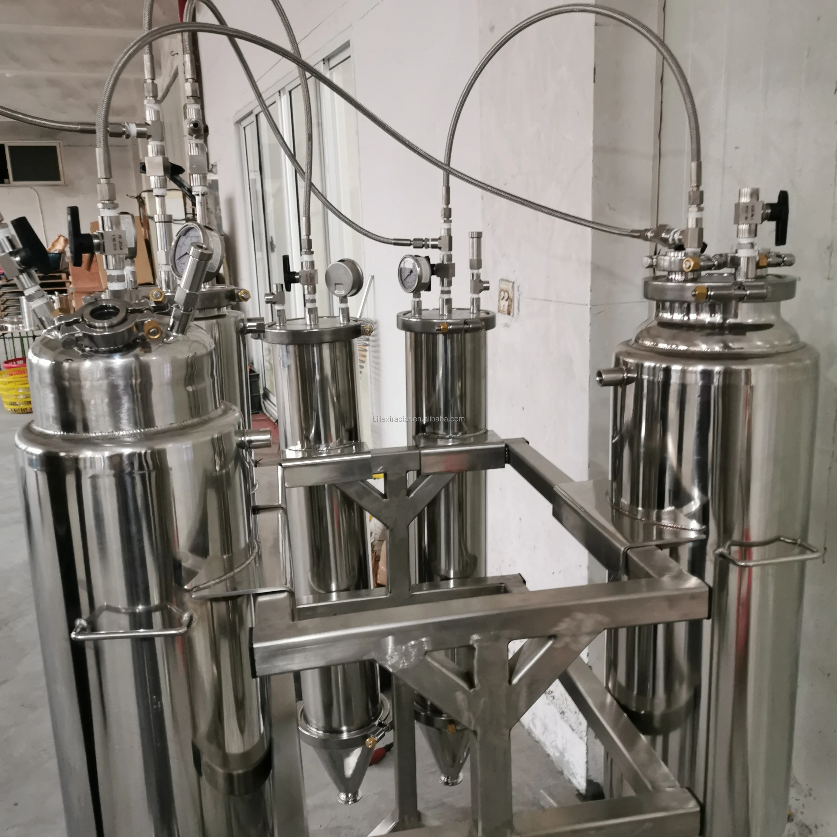 Stainless Steel 1l Cold Trap With Kf Fittings Use For Bho Extractor ...