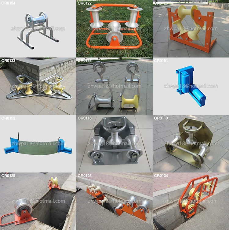 Cable Pulling Roller Cr0135 V Frame Guide Set Leads - Buy Cable Roller ...