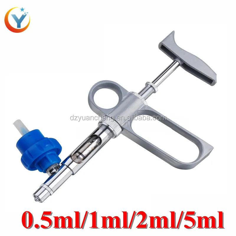 0.5ml Plastic Syringe1ml Automatic Vaccine Syringe 2ml Metal Syringe ...