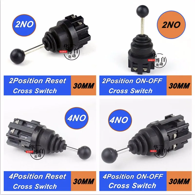 30mm Cross Switch 2no Contacts Structure Switch Momentary / Self ...