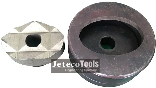 Circle Square Rectangular Hydraulic Knockout Punch Set Steel Hole Punch ...