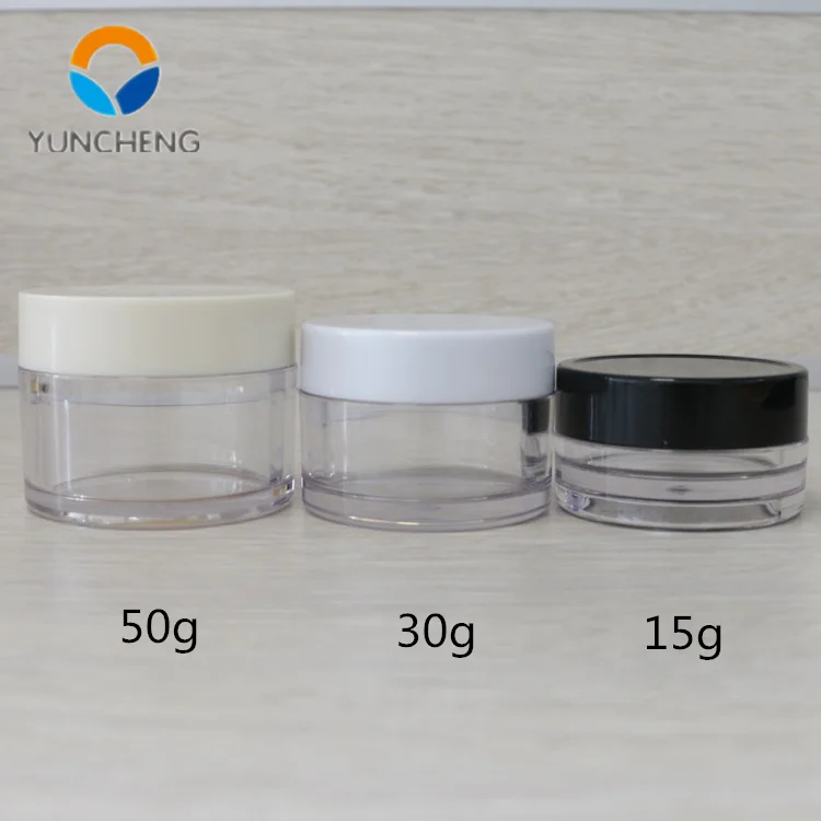 Plastic Luxury Body Lotion Container Face Mini Cream Cosmetic Jar - Buy ...