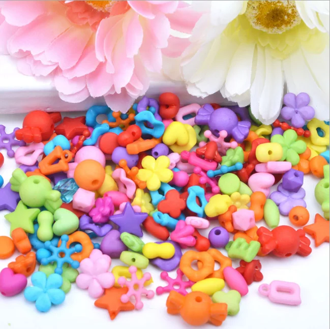 Plastic Beads Toy Craft String Beads - Buy Craft String Beads,Plastic ...
